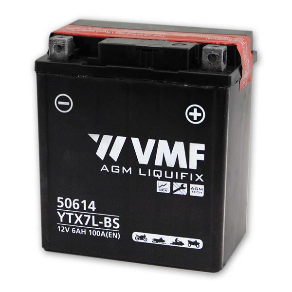 VMF YTX7L-BS Motorradbatterie 12V 6Ah 100A (CCA EN1) | VMF ...