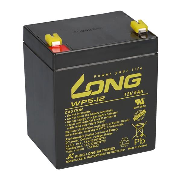 Kompakte Kung Long WP5-12 Batterie - 12V, 5Ah | mehrAmpere