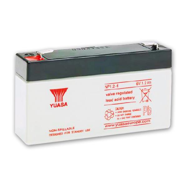 YUASA NP1.2-6 Gerätebatterie 6V 1,2Ah (C20) "Standard" | Akkus für ...