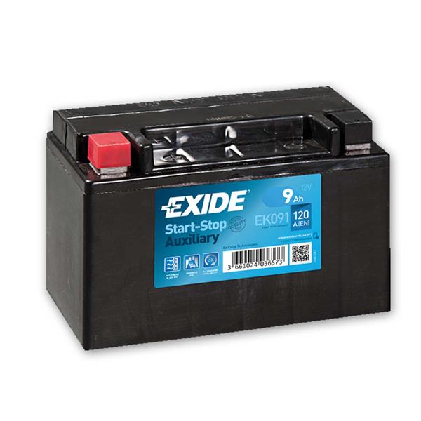Exide Auxiliary EK091 - 12V 9Ah Backup Batterie | mehrAmpere